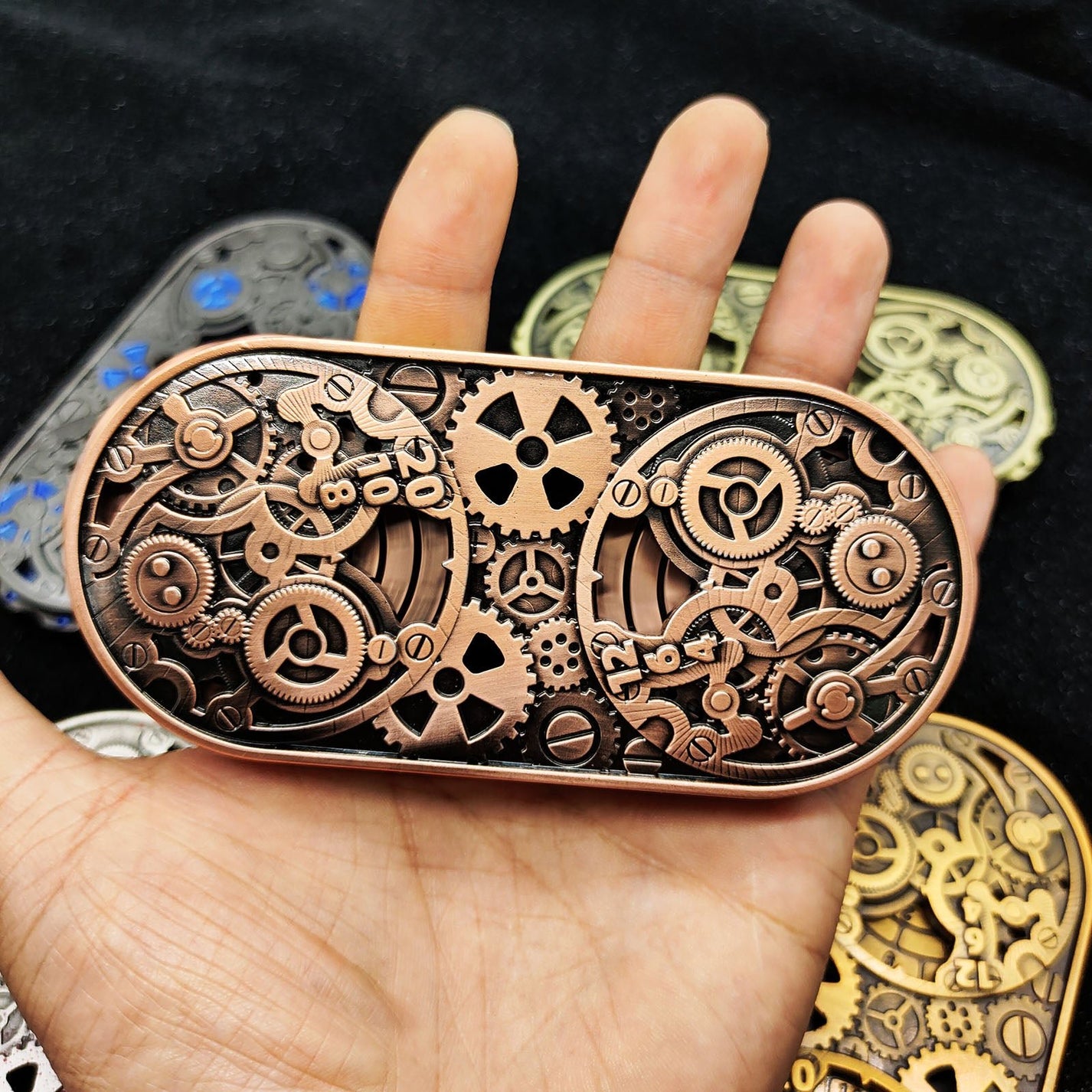 Masters Dice Artifact #001 – 7-in-1 Gearforged Spinner DND Dice for Du