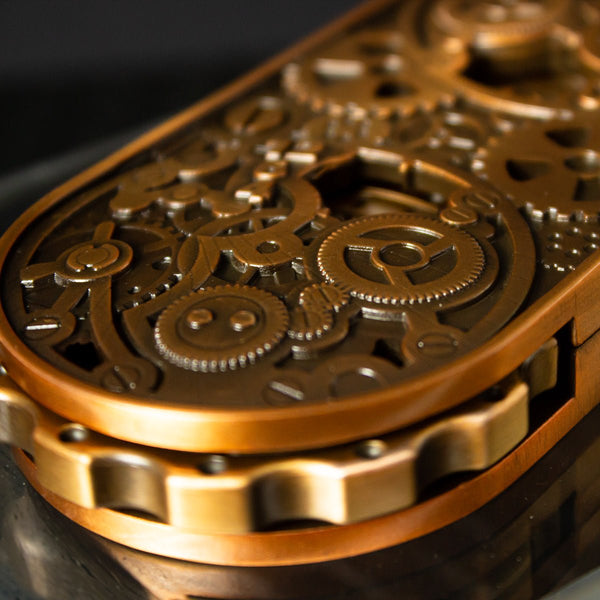 Masters Dice Artifact #001 – 7-in-1 Gearforged Spinner DND Dice for Du